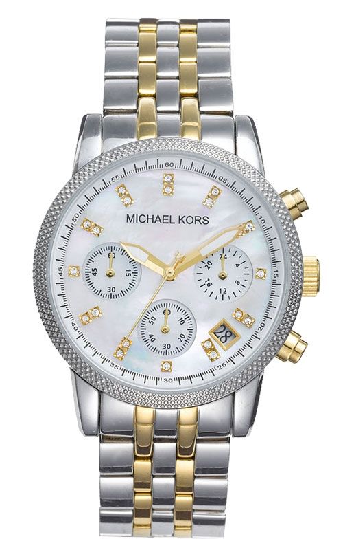 Michael Kors MK5057 Ladies Chronograph Women's Watch - WatchMaxx.com